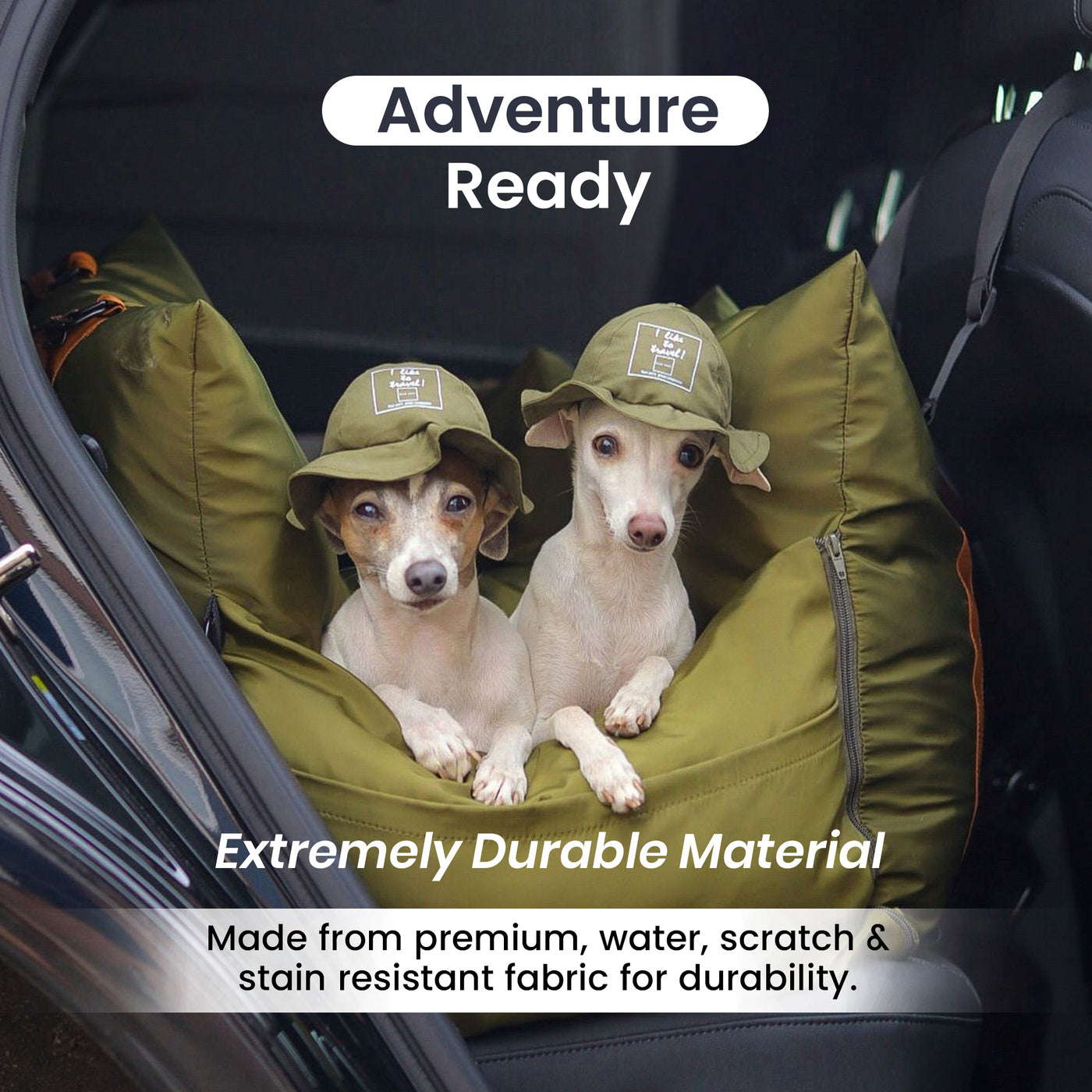 Travel Dog Pod 2.0 | Dog Car Bed & Travel Seat w/ Isofix Fittings ...